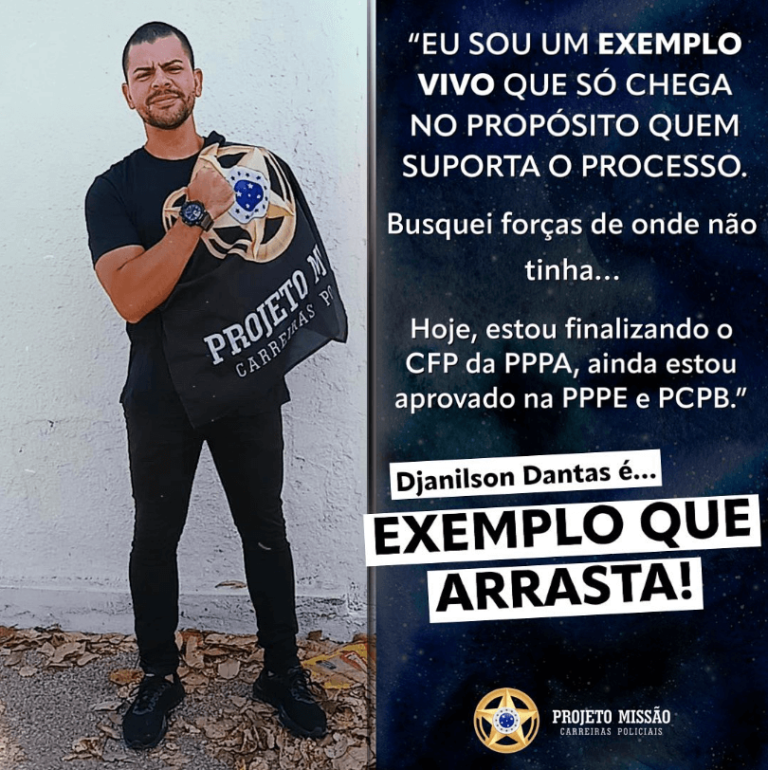 Djanilson é exemplo que arrasta! | Projeto Missão